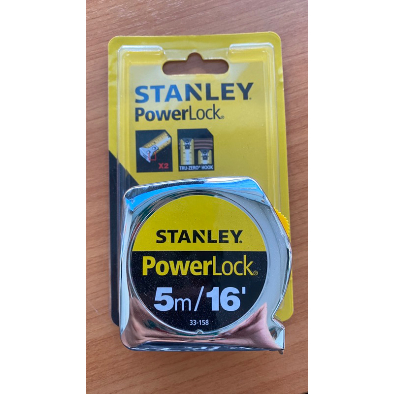 ตลับเมตร ขนาด 5m/16” Stanley PowerLock ของแท้ 100% | Shopee Thailand