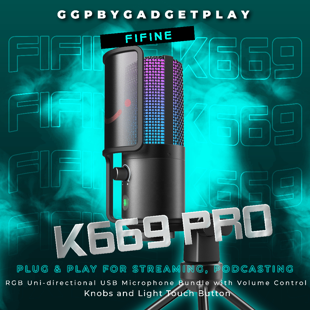[กรุงเทพฯ ด่วน 1 ชั่วโมง] Fifine K669 PRO3 USB Microphone สินค้าประกันศูนย์ไทย 1ปี | Shopee Thailand