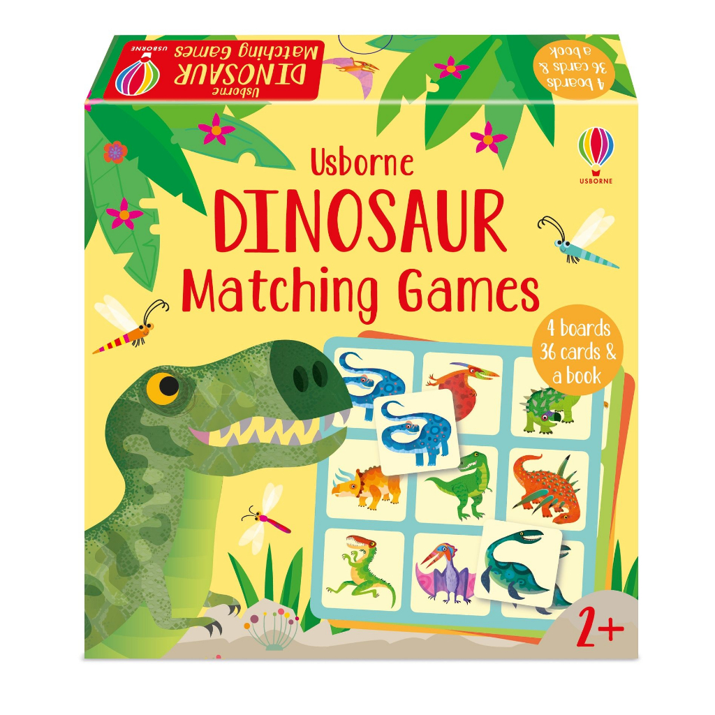 Dinosaur Matching Games 36 picture cards to match the boards with ...