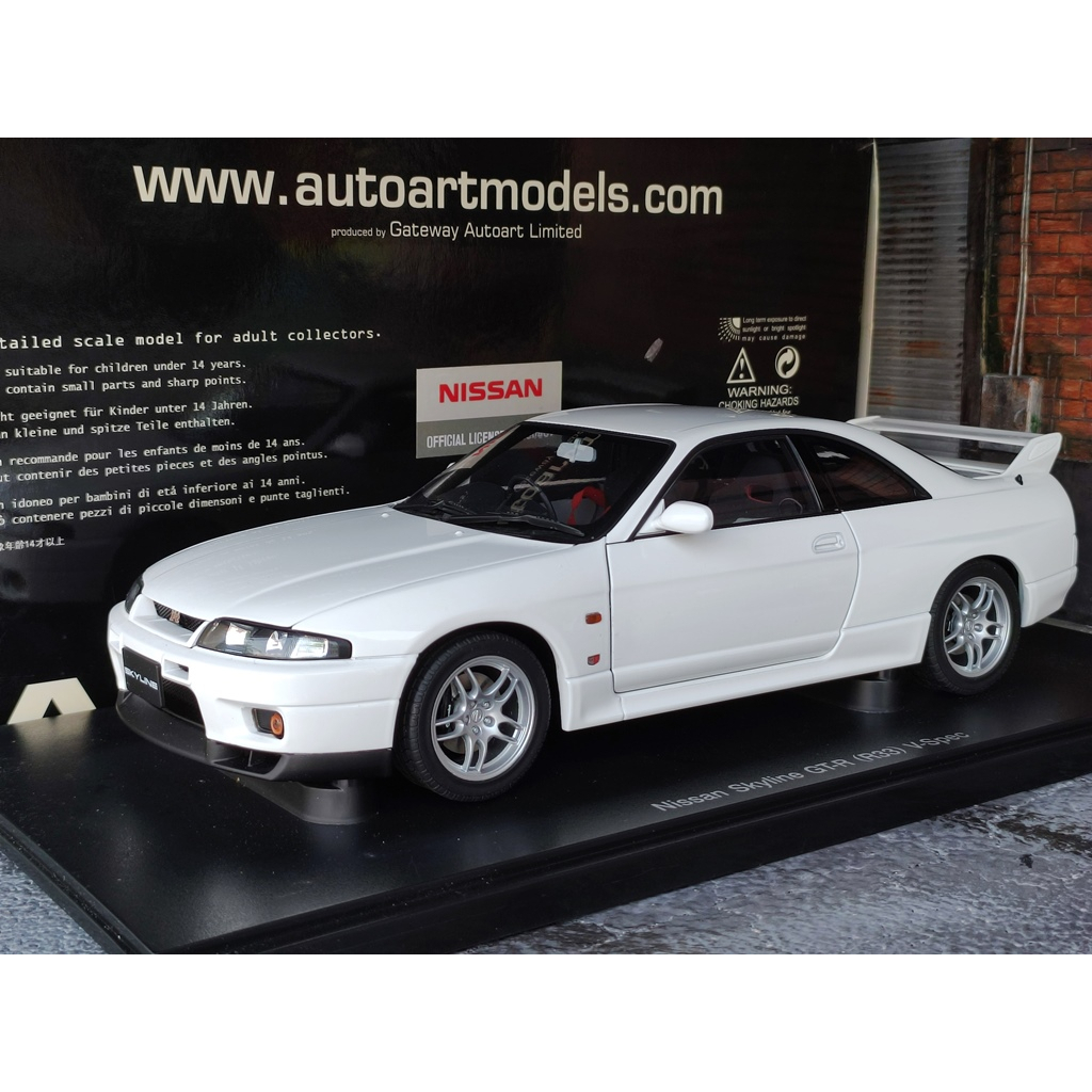 โมเดลรถR33 1/18 โมเดลรถR33GTR โมเดลรถNissanR33GTR โมเดลรถ Autoart ...