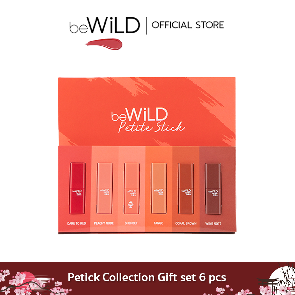 BeWild Petite Stick Collection Gift Set 6 pcs. เซ็ทลิปสติก 6 แท่ง ...