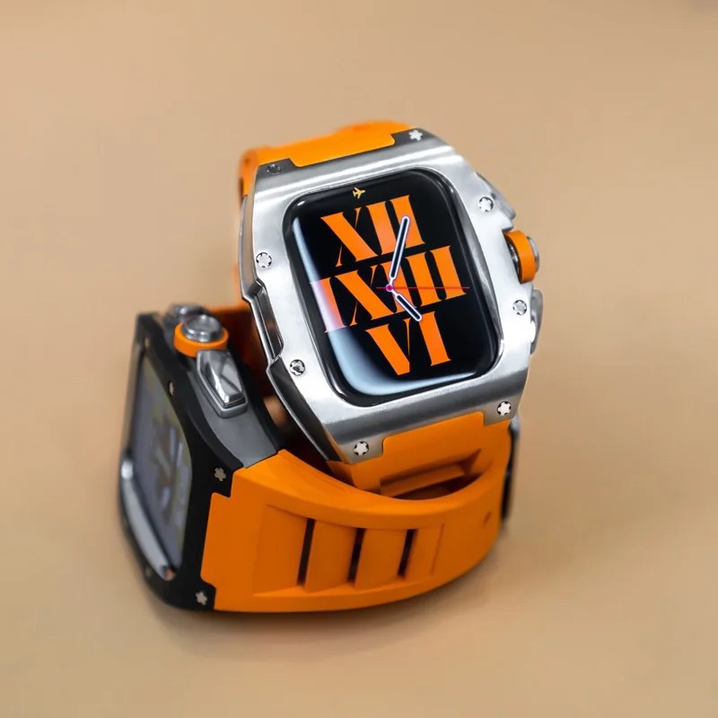 Applewatch Case RM Style วัสดุ Titanium แข็งแรงสวยงาม น้ำหนักเบา ใช้ได้ ...