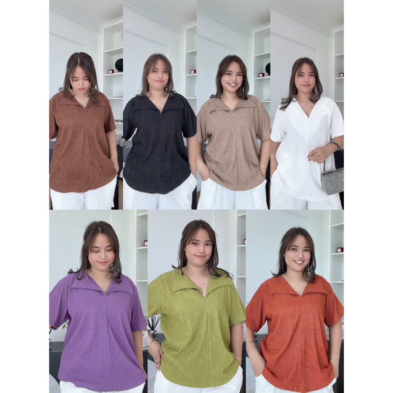 100.- Geegee shirt เสื้อยืดคอปกนก แขนสั้นผ้าลายไม้ | Shopee Thailand
