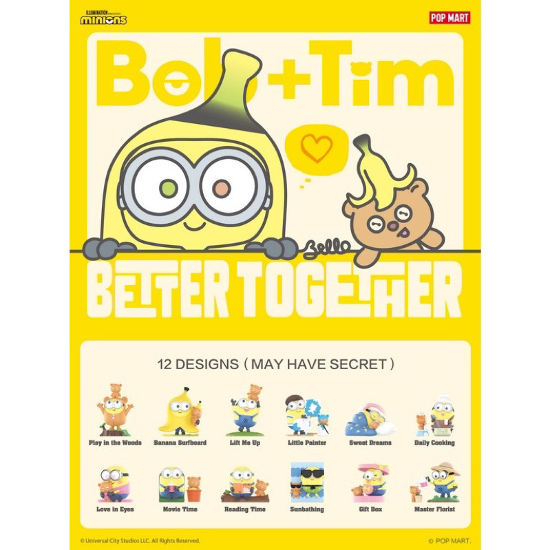 โมเดลมินเนี่ยน ได้ 1ตัว | Minions Bob + Tim Better Together Set by Pop ...