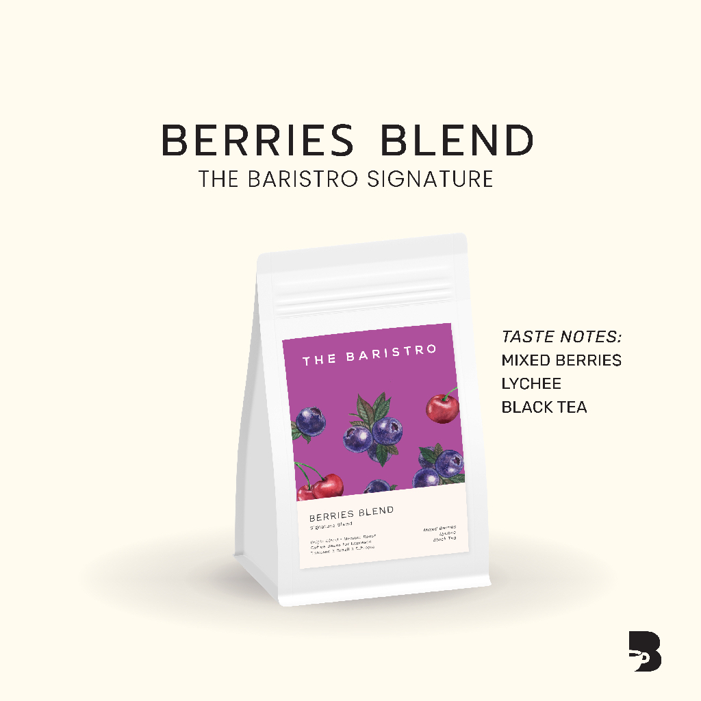 เมล็ดกาแฟ คั่วกลาง - Berries Blend The Baristro Signature | Shopee Thailand