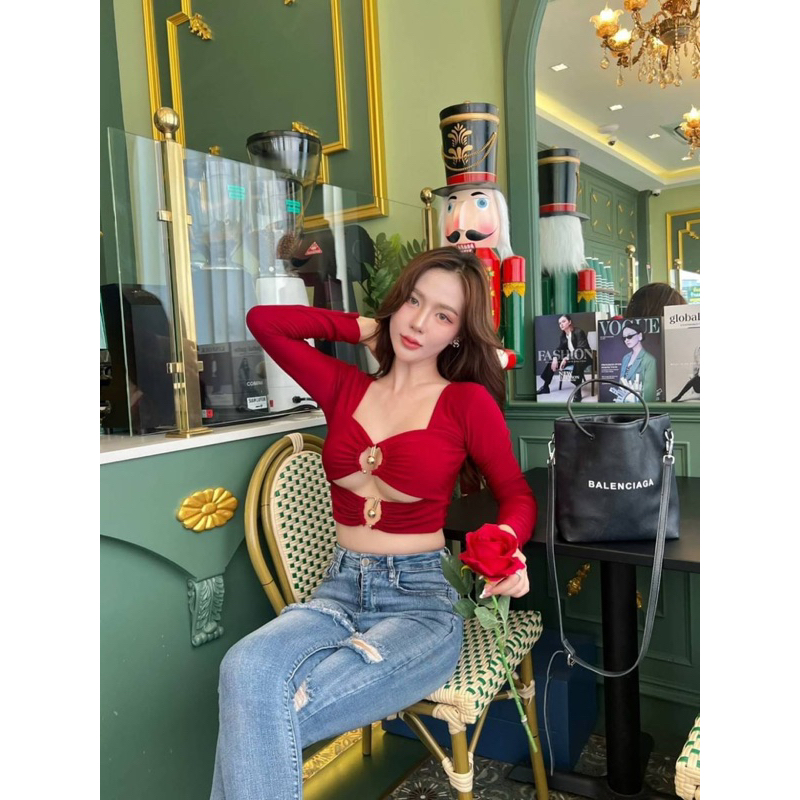 Miss Teane top Made in soft ITY fabric. | Shopee Thailand