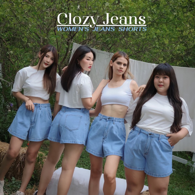 CLOZY SHORT JEANS l Women's Short Jeans | Shopee Thailand