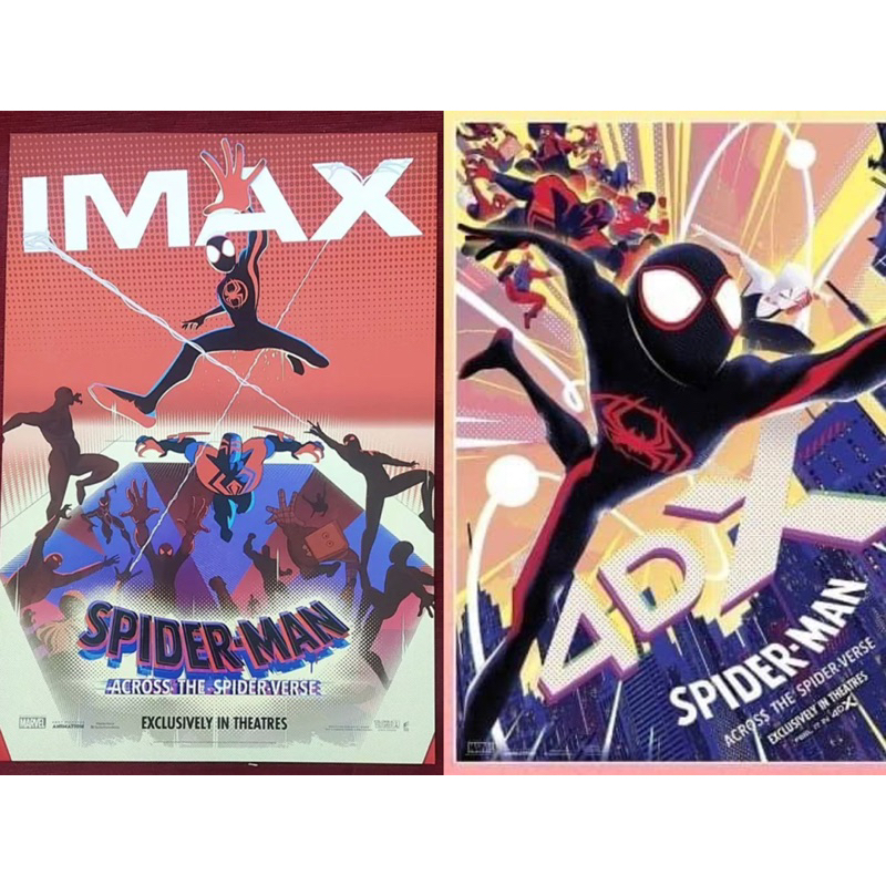 (ทักลด50%)พร้อมส่ง โปสเตอร์ Spiderman across the spider-verse ...