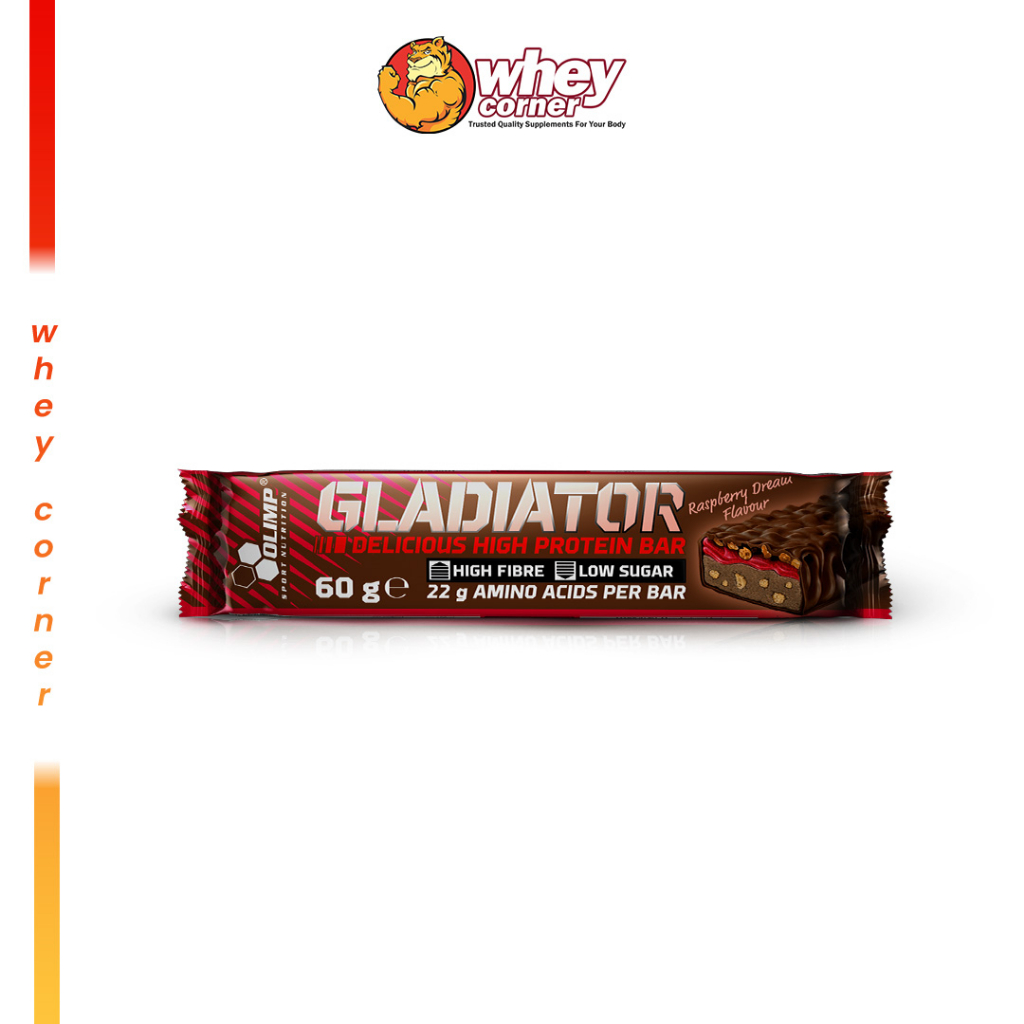 Olimp Gladiator Protein Bar 60g. รสเดียว 6 แท่ง หรือ 15แท่ง (1Box ...