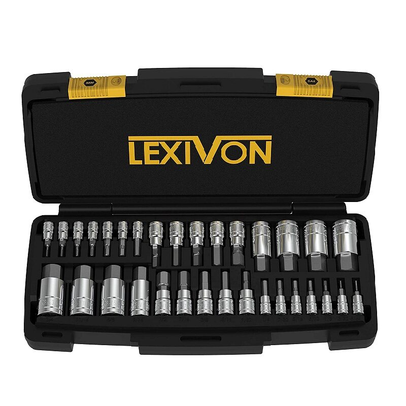 LEXIVON : LXVLX-144* ชุดลูกบล็อก Master HEX Bit Socket Set, 32-Piece ...
