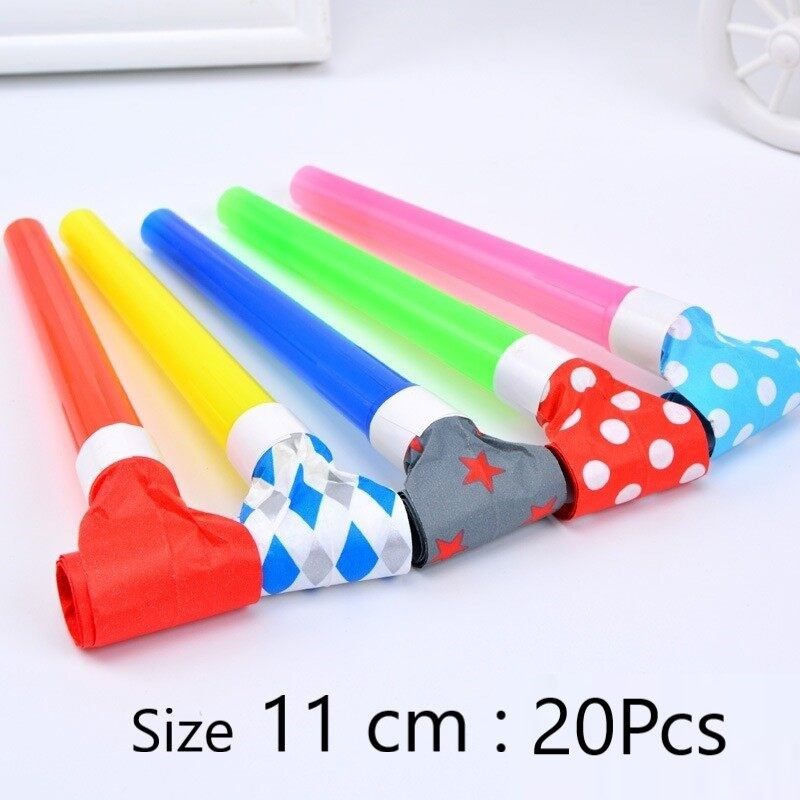 Blowers 20 Pcs in 1Pack / Blower / Blowout Whistle Noisemakers Paper ...