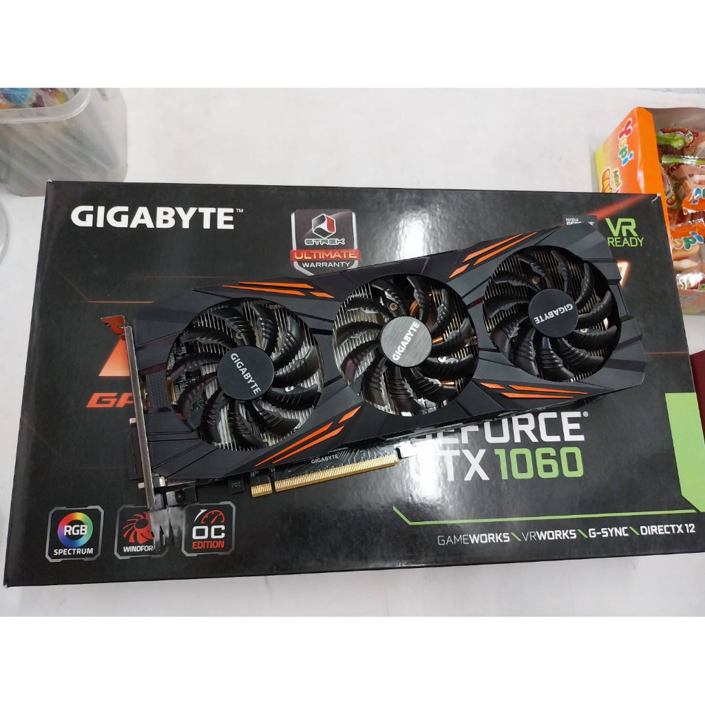 สุดคุ้ม!!GIGABYTE Model GeForce GTX 1060 Gaming 8G ประกันยาวยาว STREK ...