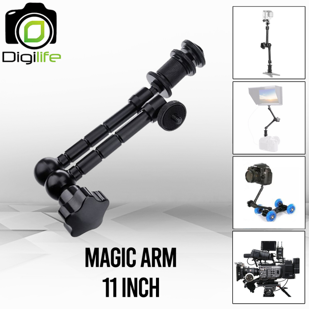 Magic Arm 11 นิ้ว แขนต่อเพิ่มอุปกรณ์เสริม สกรู 1/4 นิ้ว ใช้ได้ทั้ง ...