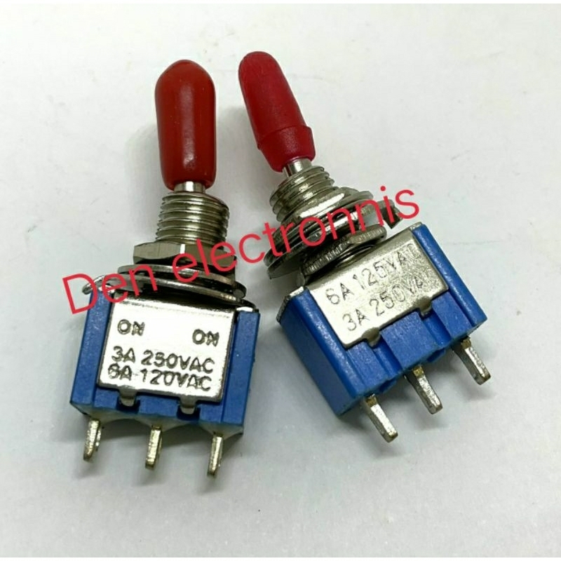 สวิตช์โยก 3ขา on-on/on-off-on 3A250VAC/6A125VAC ของใหม่ สินค้าพร้อมส่ง | Shopee Thailand