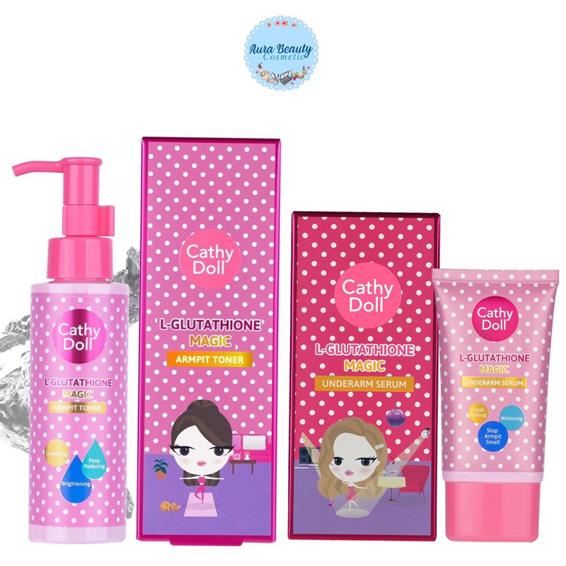 Cathy Doll โทนเนอร์รักแร้ / เซรั่มทารักแร้ ครีมบำรุงรักแร้ L Glutathion Magic Armpit Toner 120 ...