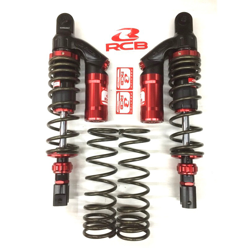 โช้คหลัง RCB(MONOSHOCK XMAX VD SERIES)(G.RD)ยาว350mmสีไทเทเนียม รุ่นX ...