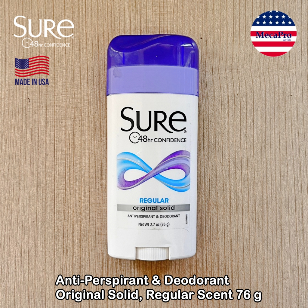 Sure® Anti-Perspirant & Deodorant Original Solid, Regular Scent 76 g ...