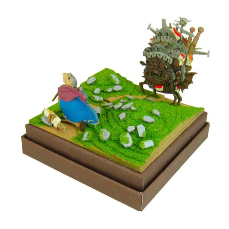 [ส่งตรงจากญี่ปุ่น] Studio Ghibli Howl's Moving Castle Miniatuart Kit ...
