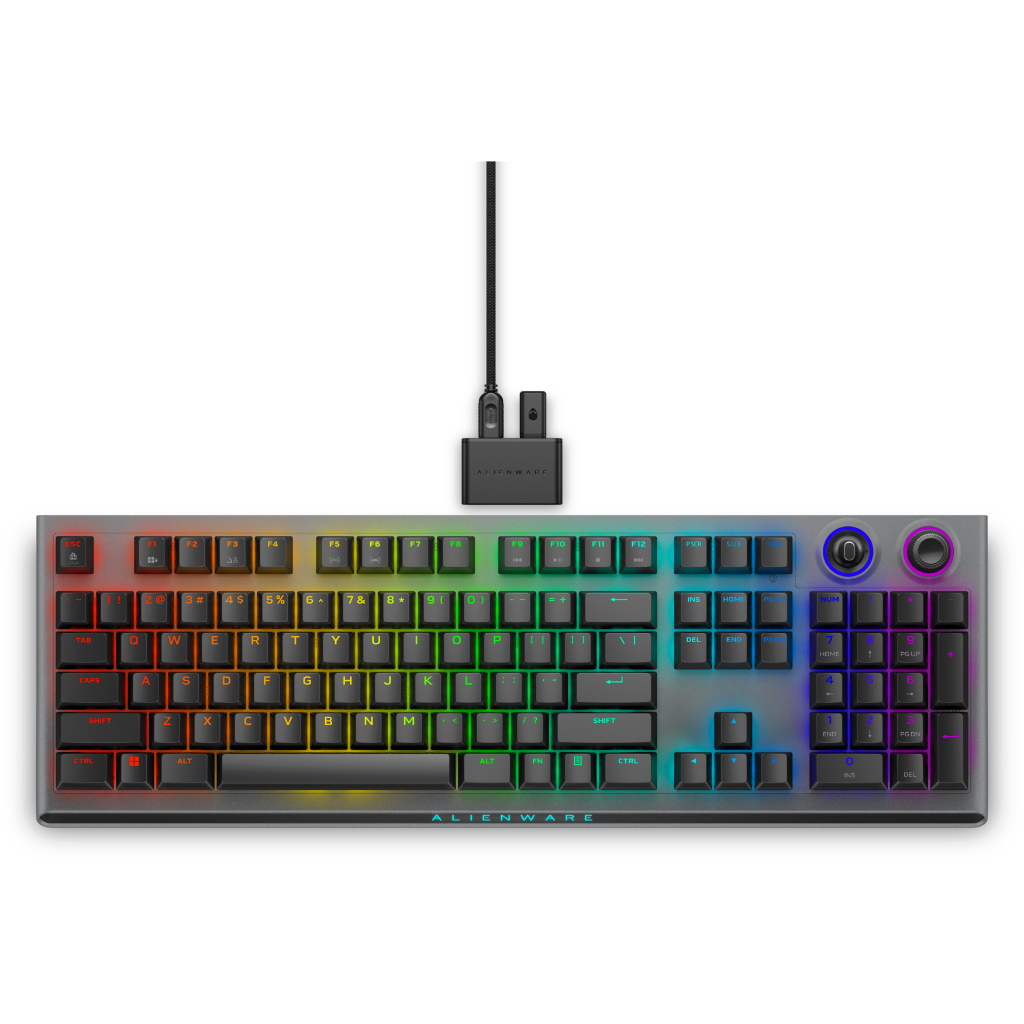 Alienware Tri-Mode Wireless Gaming Keyboard with Cherry MX Red switches ...