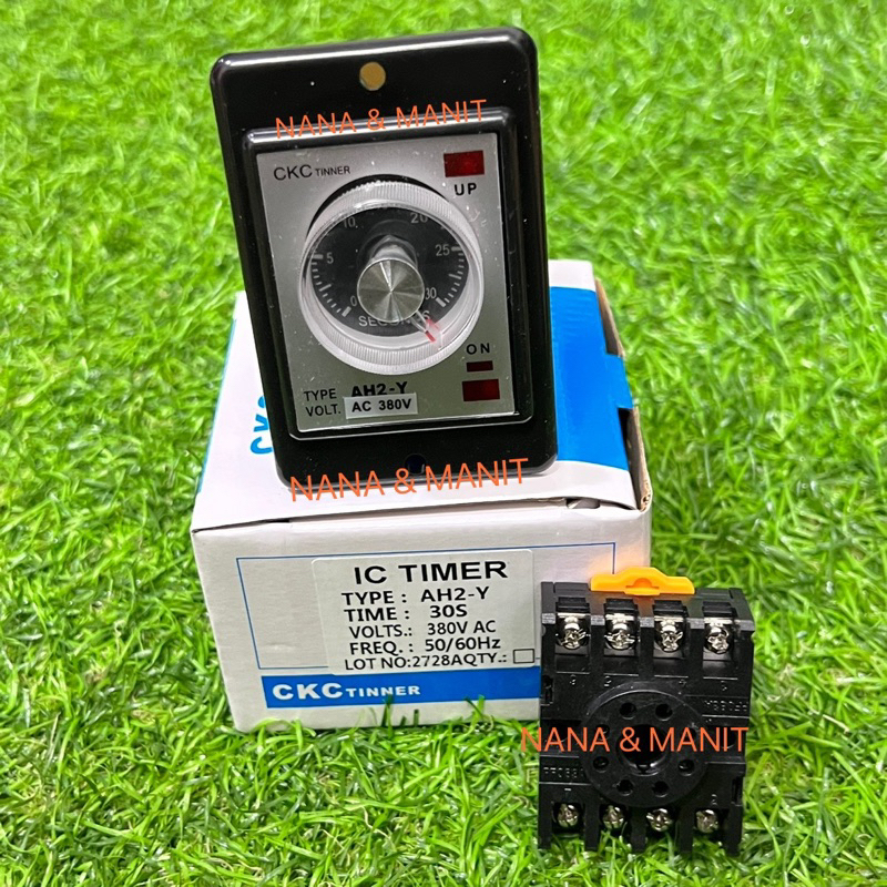 ทามเมอร์ AH2-Y 30S (30วินาที) ไฟ 110VAC / 220VAC / 380VAC Power On ...