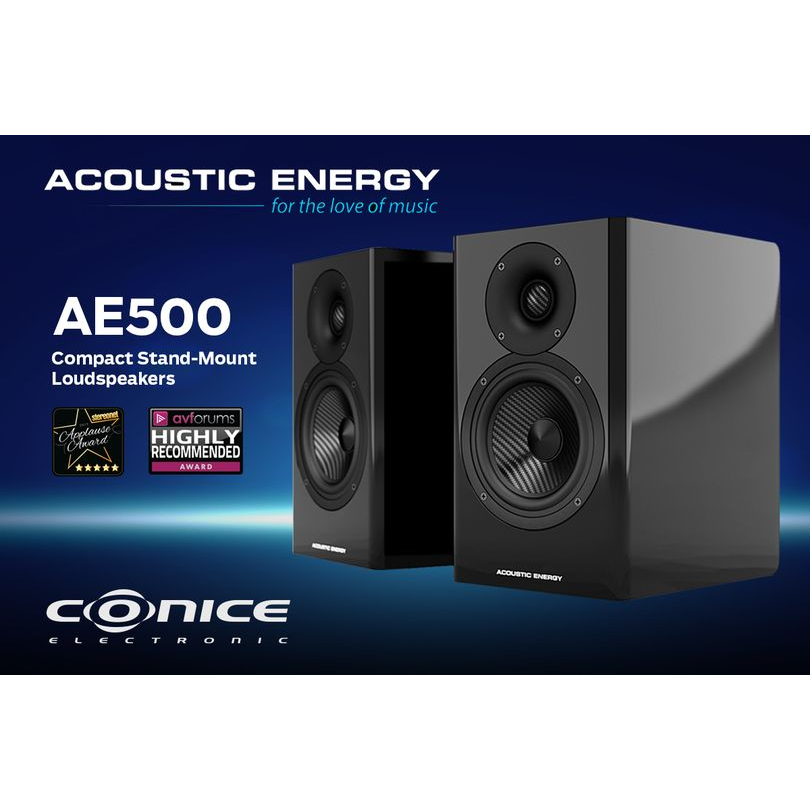 Acoustic Energy AE500 Compact Stand-Mount Loudspeakers ลําโพงบุ๊ค เชลล์ ...