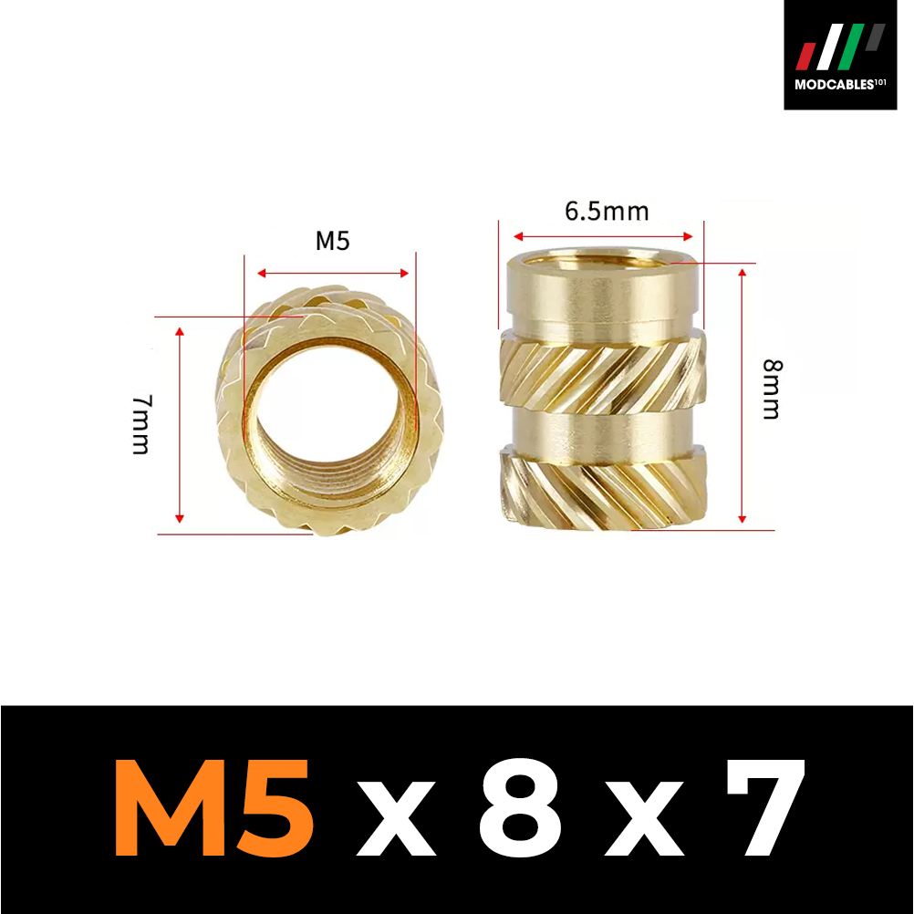 Thread Heat Insert ขนาด M5 x 8mm x 7mm ชุดละ 5 ชิ้น | Shopee Thailand