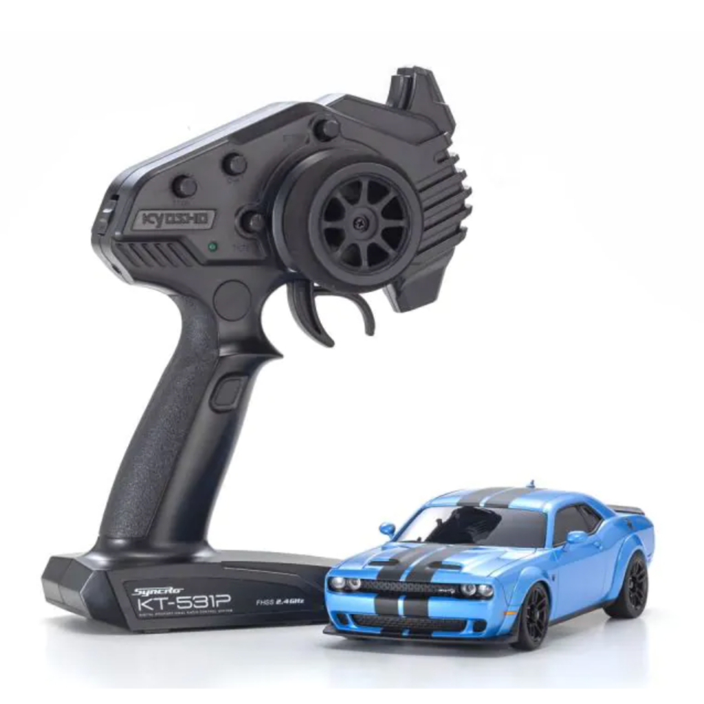 KYOSHO MINI-Z AWD DODGE CHALLENGER SRT HELLCAT REDEYE B5 Blue 32621BL ...