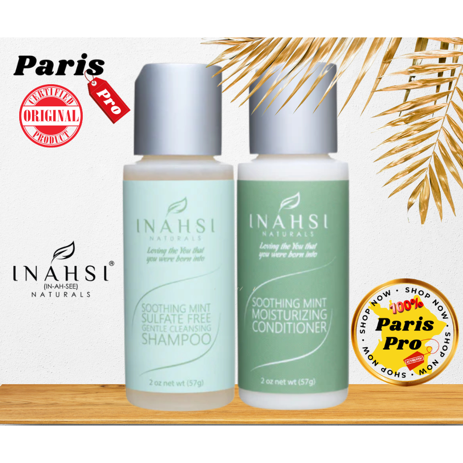 แชมพูสูตรเย็นขนาดพกพา Inahsi Soothing Mint Gentle Cleansing Shampoo and ...