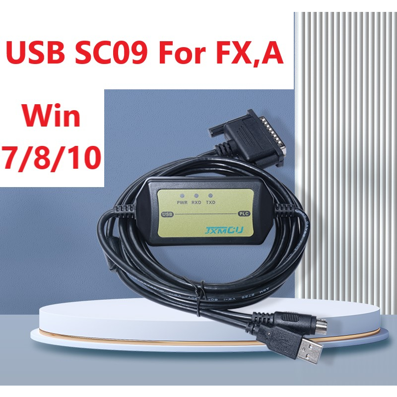 USB-SC09 FX,A สายลิ้งค์ PLC Mitsubishi FX,A Series | Shopee Thailand