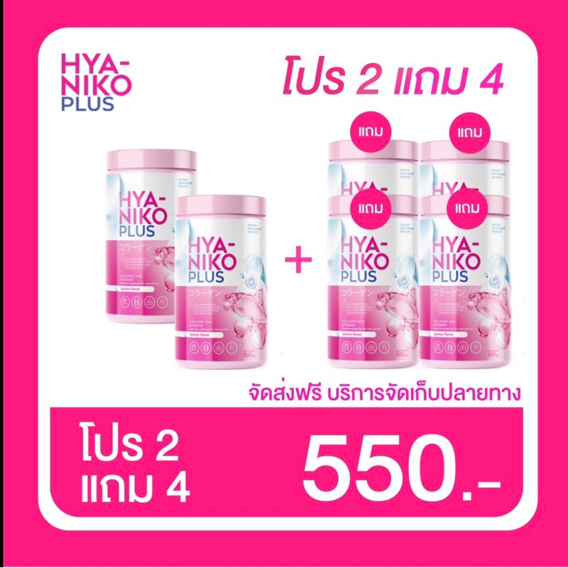 ลูกค้าใหม่ เก็บโค้ดไลฟ์เหลือ 90.-พร้อมส่ง ส่งฟรี NIKO gluta & HYA niko ...