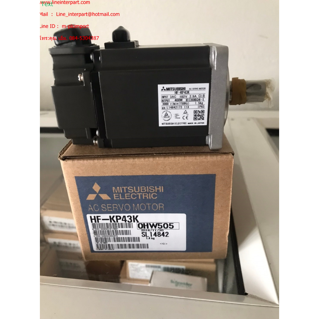 AC SERVO MOTOR MITSUBISHI HF-KP43K ราคารวมVat มีสต๊อกในไทย | Shopee ...