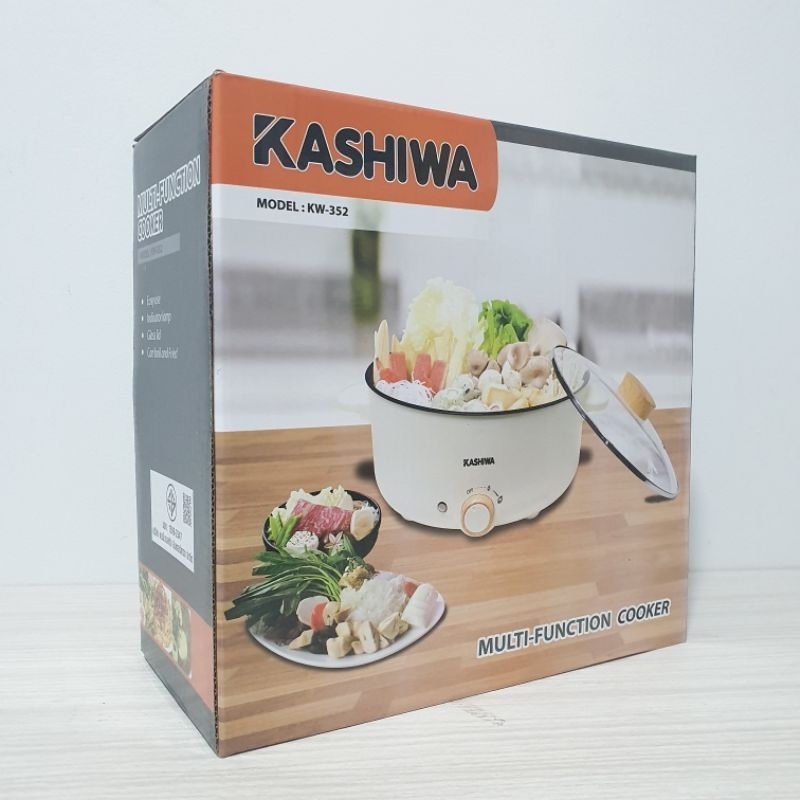 Kashiwa หม้อต้ม สุกี้ KW-352 ความจุ 3 ลิตร กำลังไฟ 1000 วัตต์ | Shopee Thailand