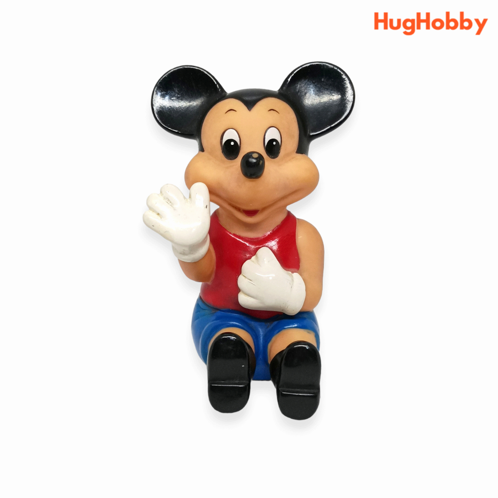 Vintage 80s Mickey Mouse Rubber Figure [Used] | Shopee Thailand