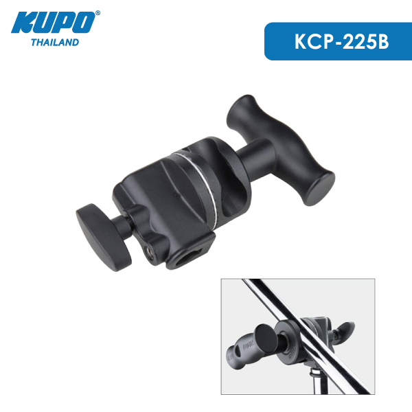 KUPO KCP-225B 2-1/2" Grip Head for 25mm Tube (Black) หัวกะโหลกจับอุปกรณ์สำหรับท่อขนาด 25มม ...