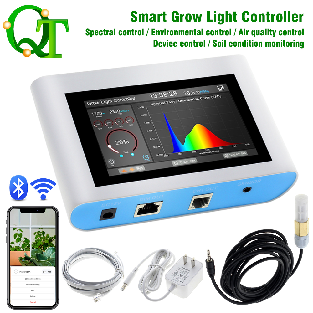 พร้อมส่ง ตัวควบคุมอัจฉริยะ 4.3นิ้ว smart controller เครื่องควบคุมอัจฉริยะ Smart Grow Light ...