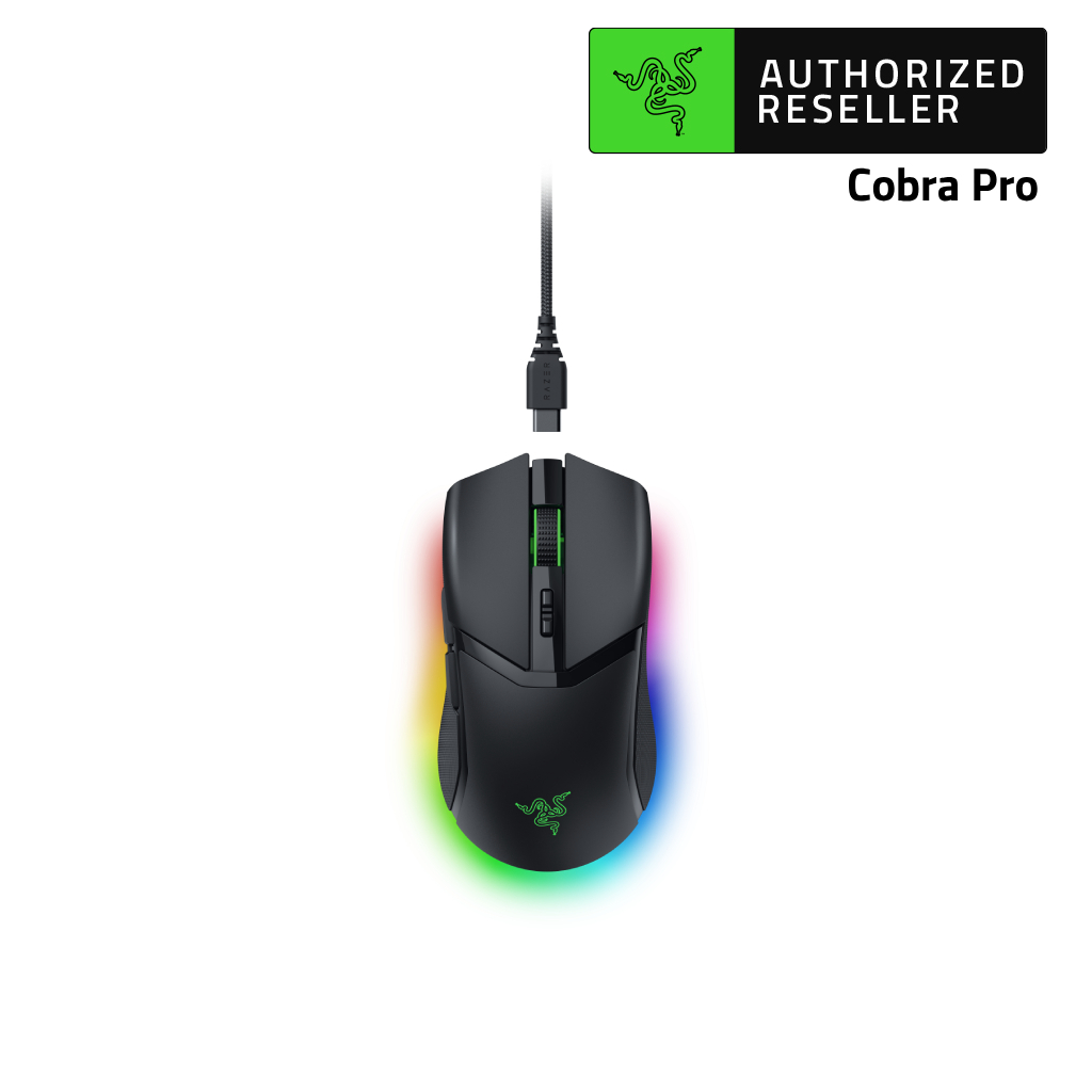 Razer Cobra Pro - เมาส์เกมมิ่งไร้สาย ไฟ Chroma RGB 11-Zone น้ำหนักเบา ...