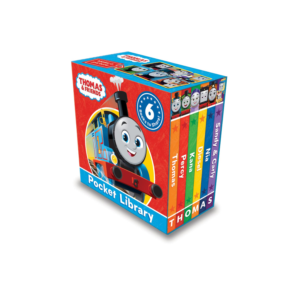 Thomas & Friends: Pocket Library (4 mini books) หนังสือเด็ก รถไฟโทมัส ...