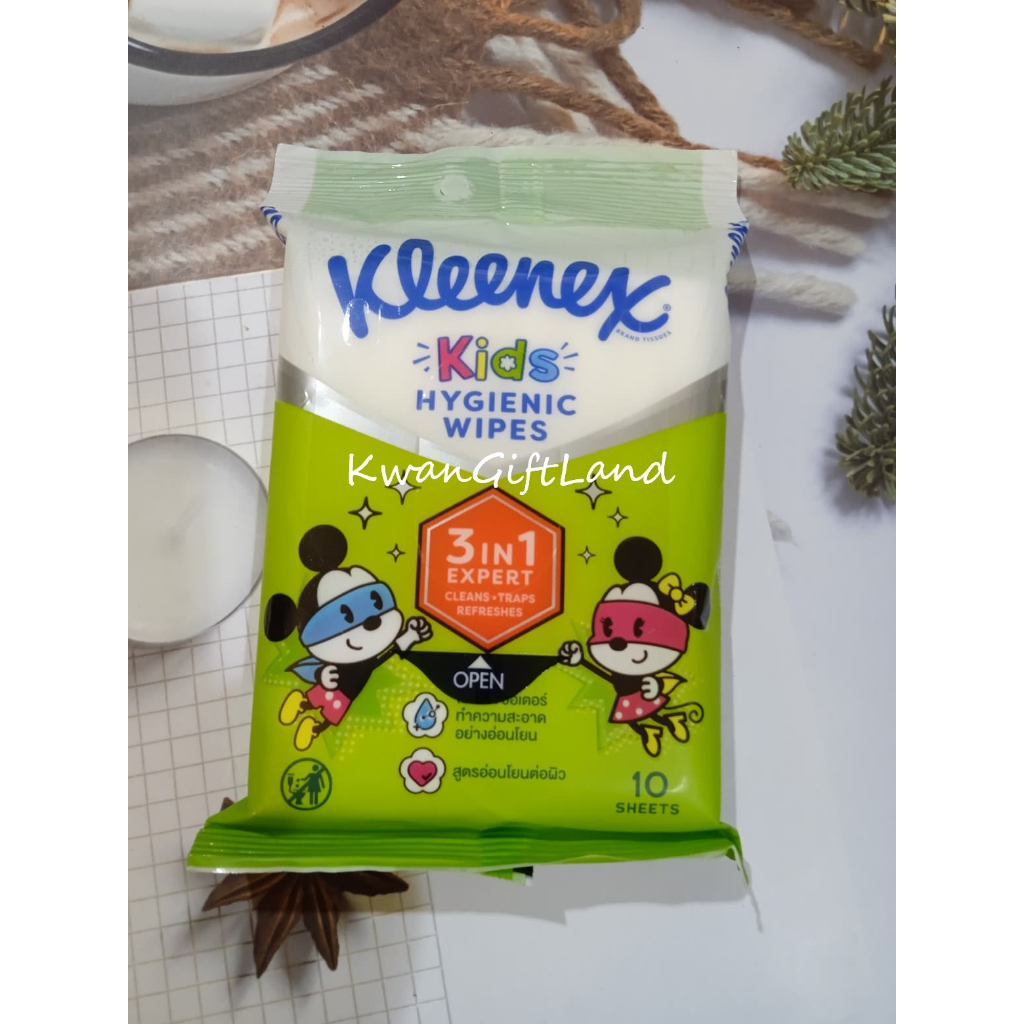 กระดาษ ทิชชู่ ผ้าเปียก ทิชชูพกพา เซท 6 ห่อเล็ก (แบบ 10 แผ่นต่อห่อ) และ แบบตั้งโต๊ะ 100 แผ่น ลาย ...