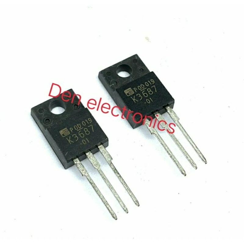K3687 TO220 16A 600V MOSFET N-Fet มอสเฟต ทรานซิสเตอร์ สินค้าพร้อมส่ง ...