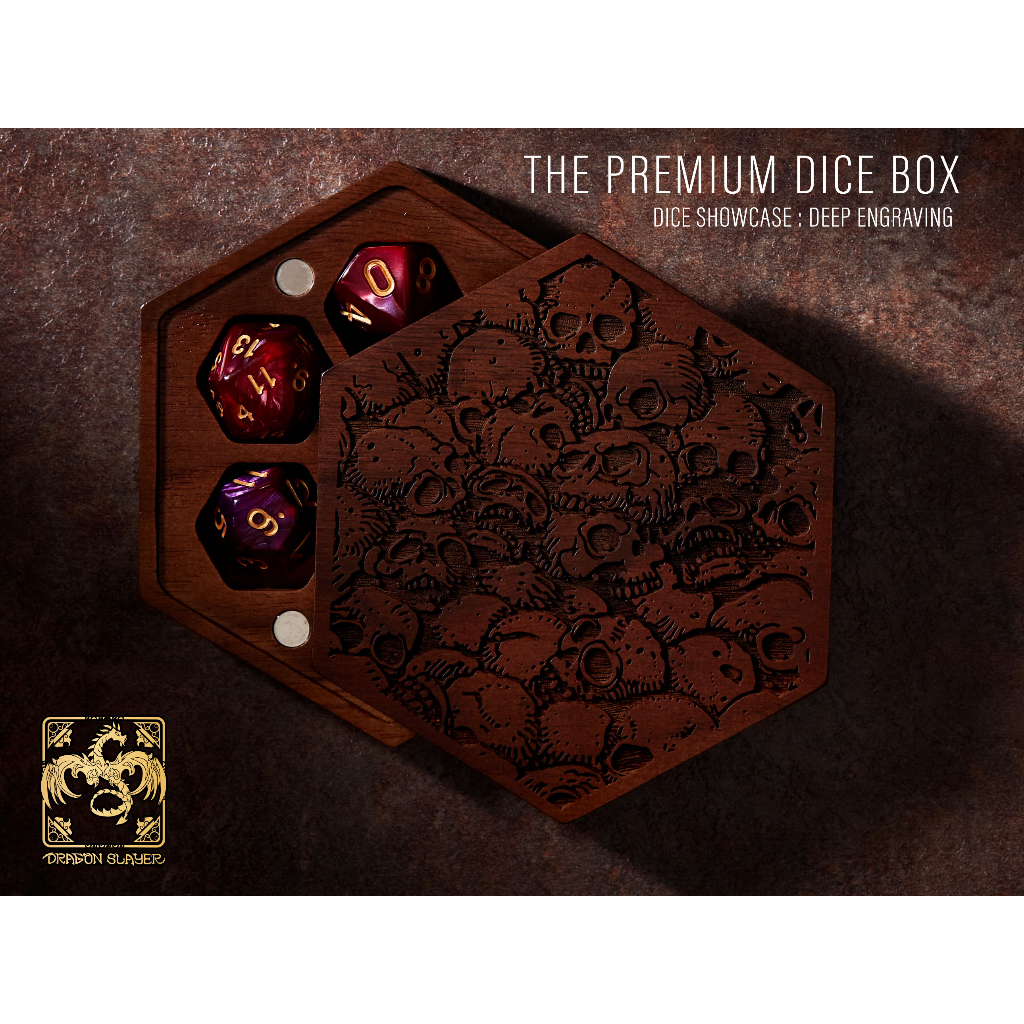 The Skull Dice Box | Premium DnD Dice Box | D&D Dice Box | Dice Vault ...