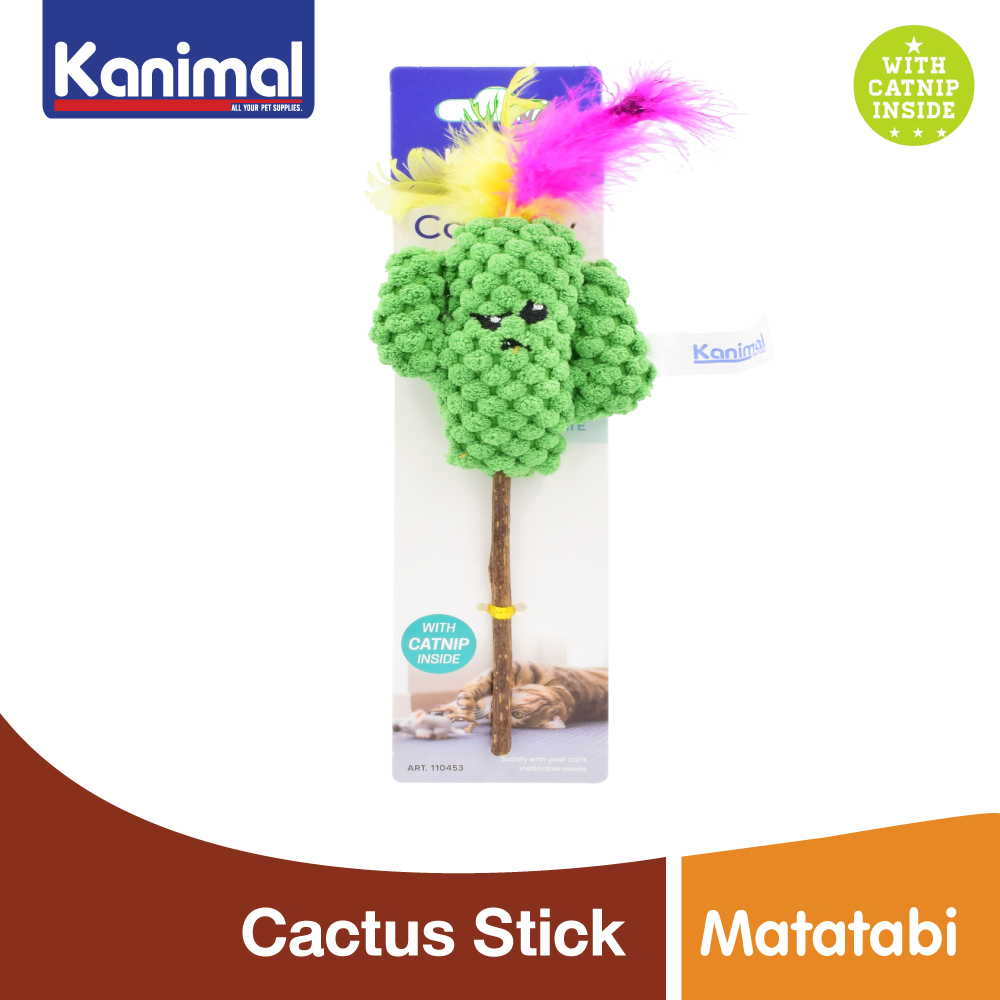 [110453] Kanimal Cat Toy ของเล่นแมว รุ่น Cactus Stick ไม้มาทาทาบิ ...