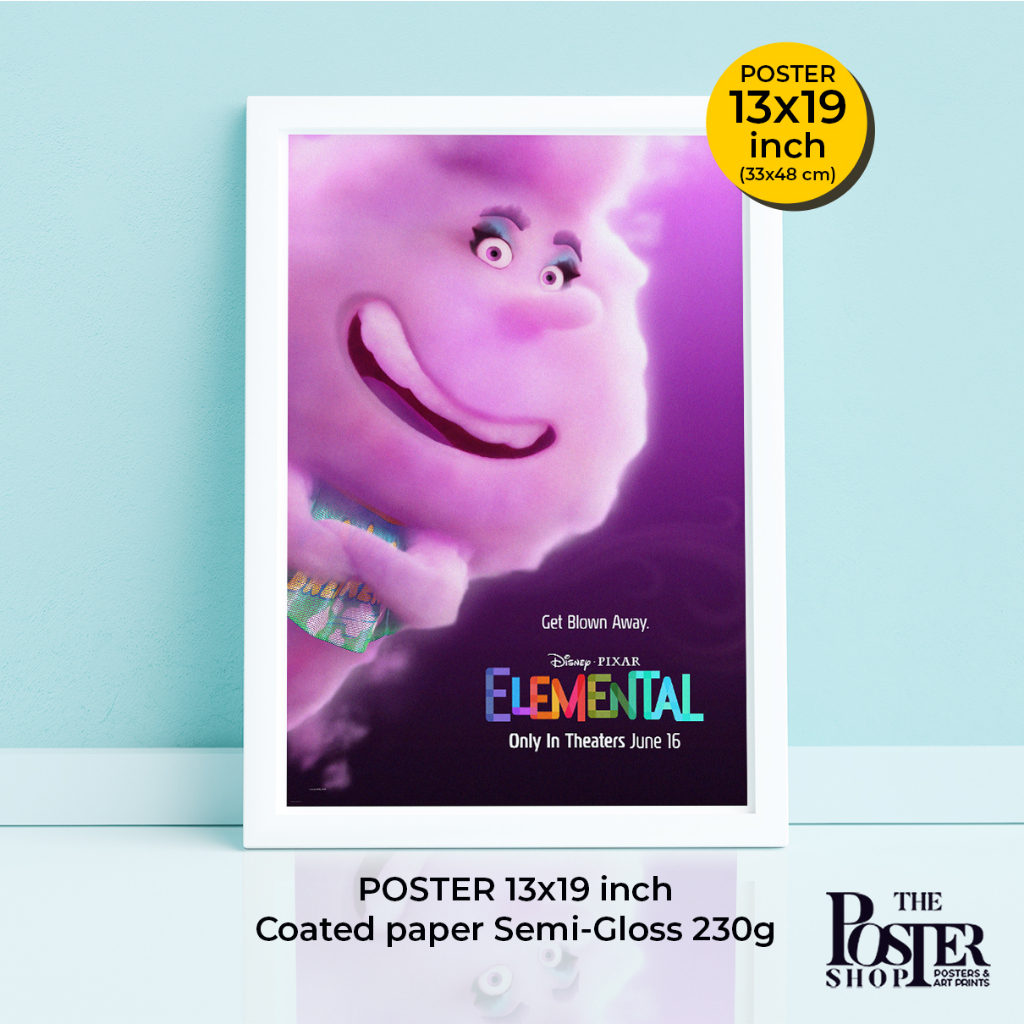 Elemental Poster โปสเตอร์ เมืองอลวนธาตุอลเวง แอนิเมชั่นสุดน่ารัก Disney ...