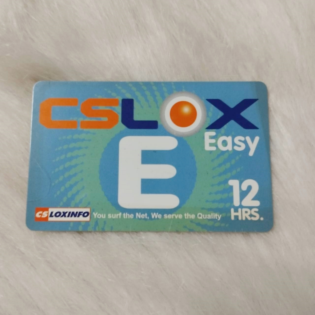 บัตรเติมเน็ต CSLOXINFO ของเเก่า ใช้งานแล้ว สำหรับสะสมเท่านั้น | Shopee ...
