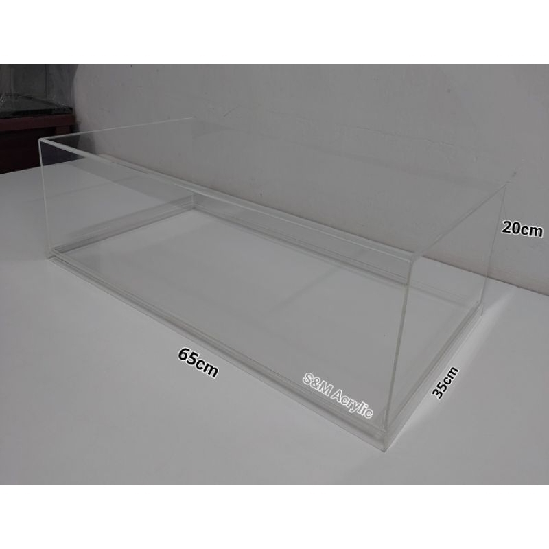 กล่องครอบโมเดลขนาด65cm×35cm×20cm แบบใส ฐานใส (กว้าง×ลึก×สูง) ความหนา3mm | Shopee Thailand