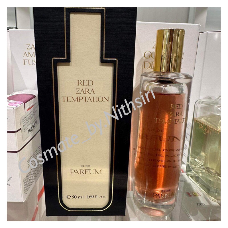 New น้ำหอม Zara RED TEMPTATION ELIXIR PARFUM 50ml | Shopee Thailand