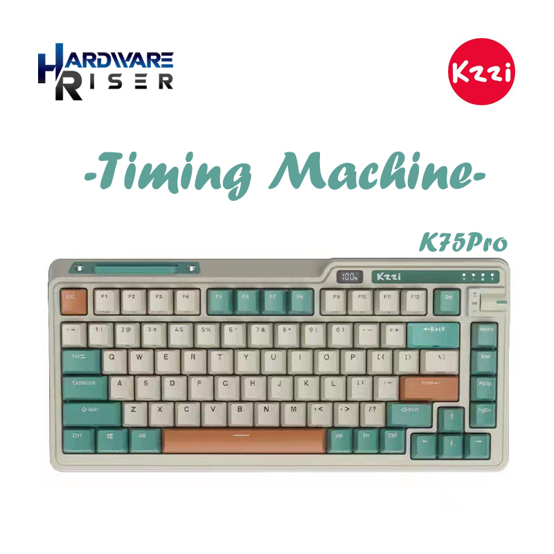 🔥 KZZI - K75 Pro / Pro+ คีย์บอร์ดขนาด 75% คีย์บอร์ดไร้สาย Bluetooth ...