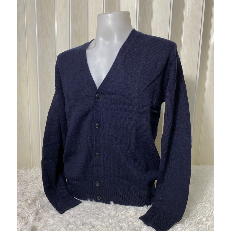 เสื้อไหมพรมคาร์ดิแกน เสื้อไหมพรมผู้ชาย MUJI v-neck cardigan #19490101381 | Shopee Thailand