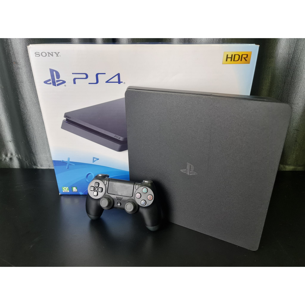 [SELL] PLAYSTATION 4 PS4 SLIM CUH-2218A 500GB JET BLACK (BOXED)(USED ...