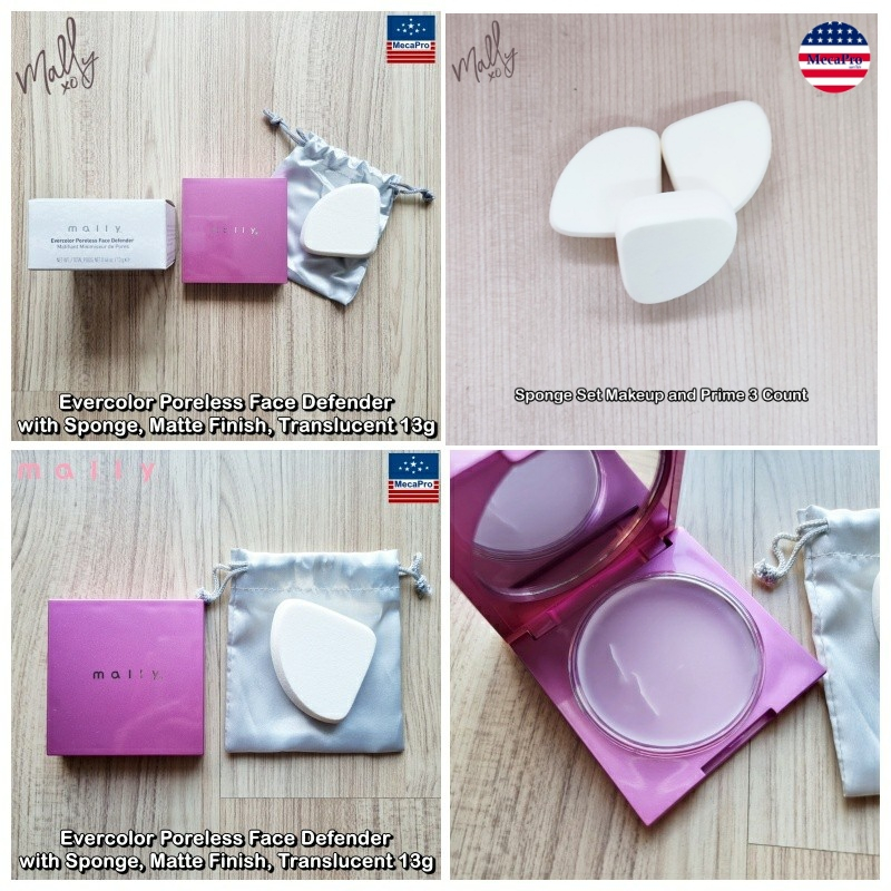 Mally Beauty® Evercolor Poreless Face Defender with Sponge 13g พอร์เลส ...