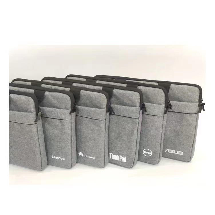 เคสโน๊ตบุ๊ค กระเป๋าโน๊ตบุ๊ค ซองผ้าใส่แท็บเล็ต สีเทา 14-15.6INCH Soft ...